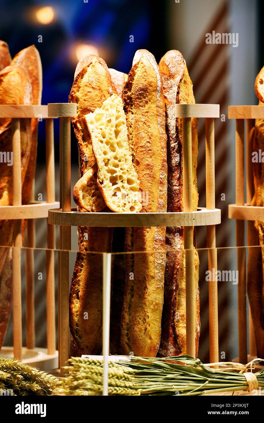 French Tradition Baguette - Bakery - France Stock Photo - Alamy