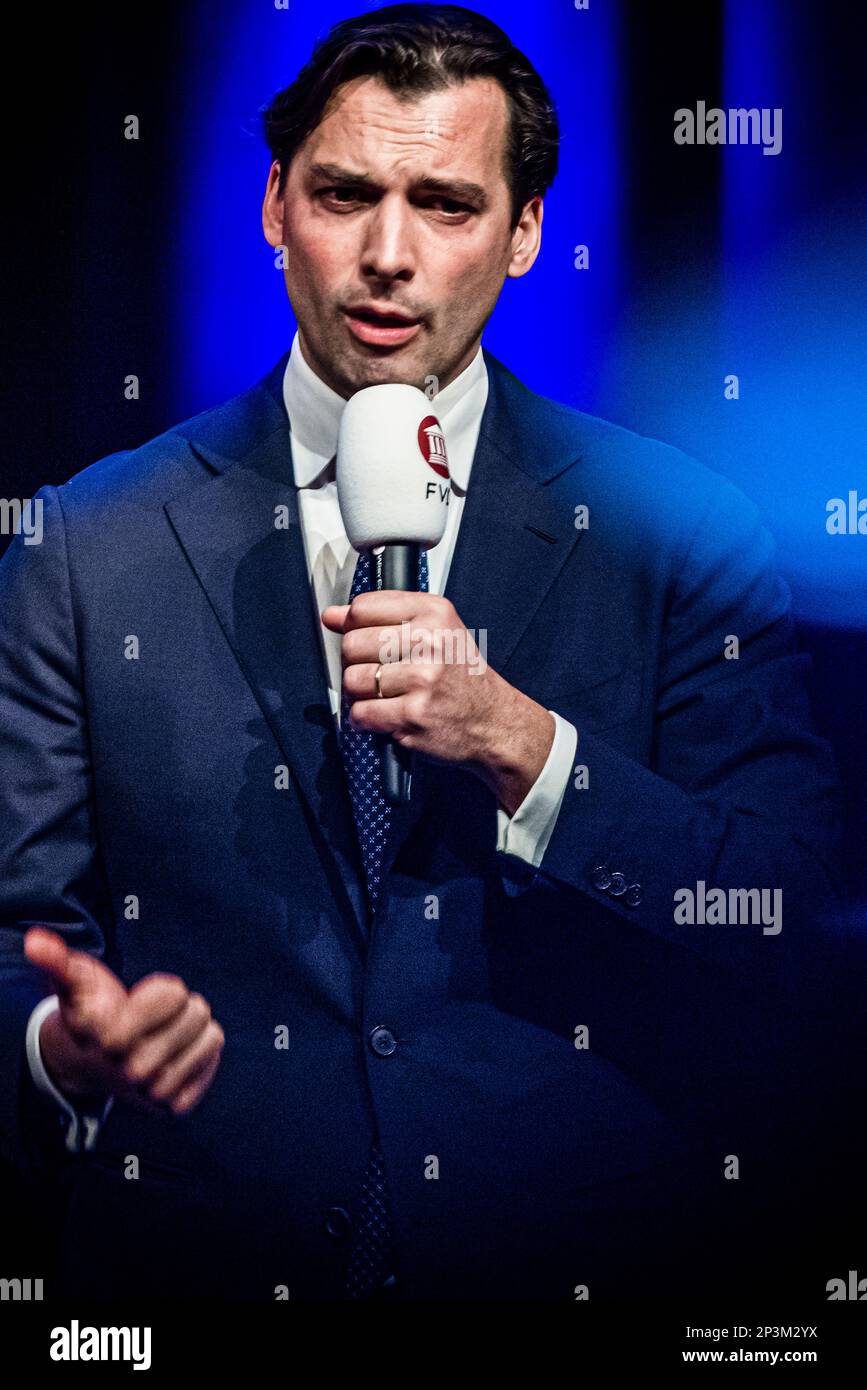 EINDHOVEN - Thierry Baudet of Forum for Democracy speaks during a ...