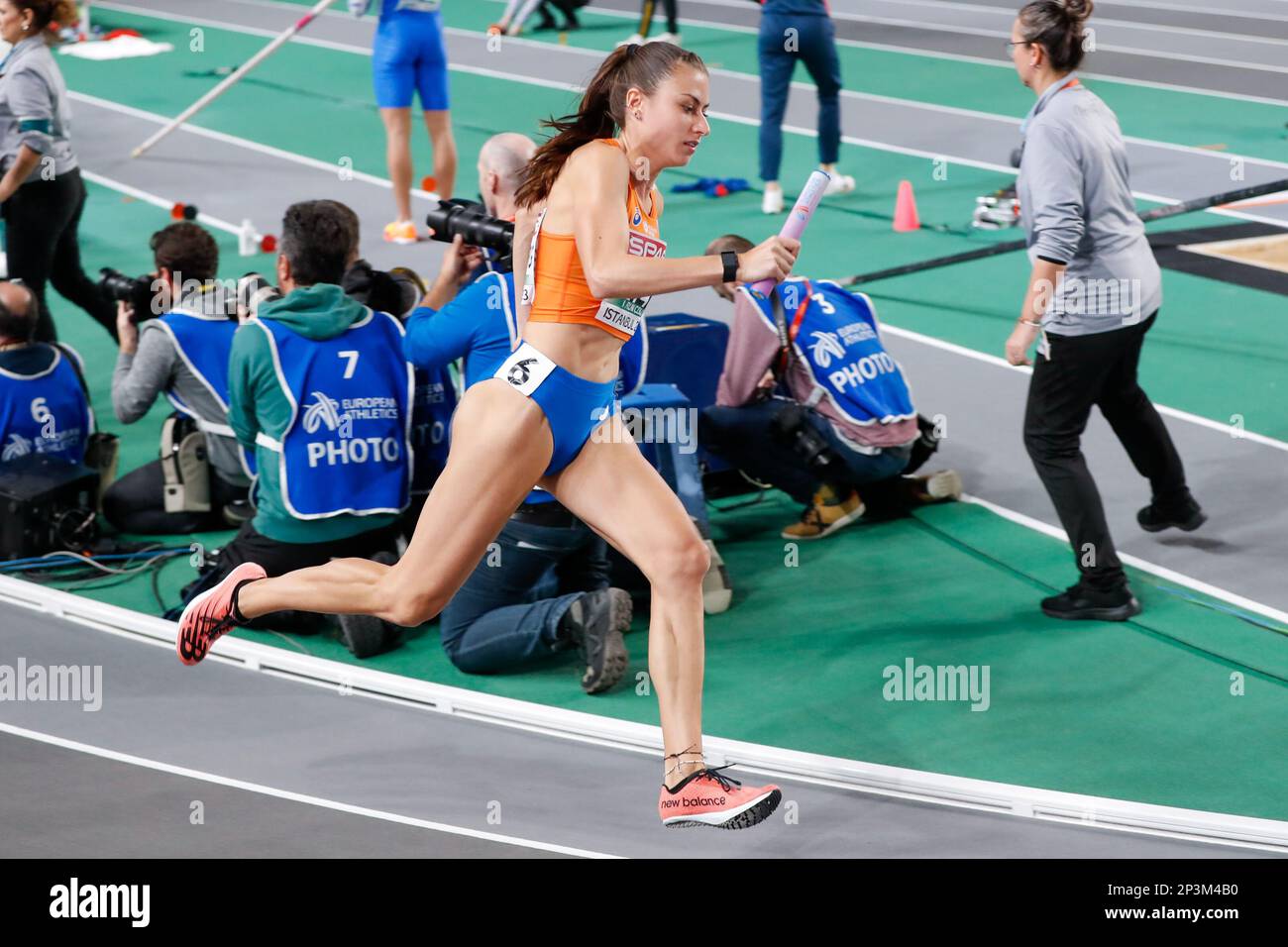 ISTANBUL, TURKEY - MARCH 5: Eveline Saalberg of the Netherlands ...