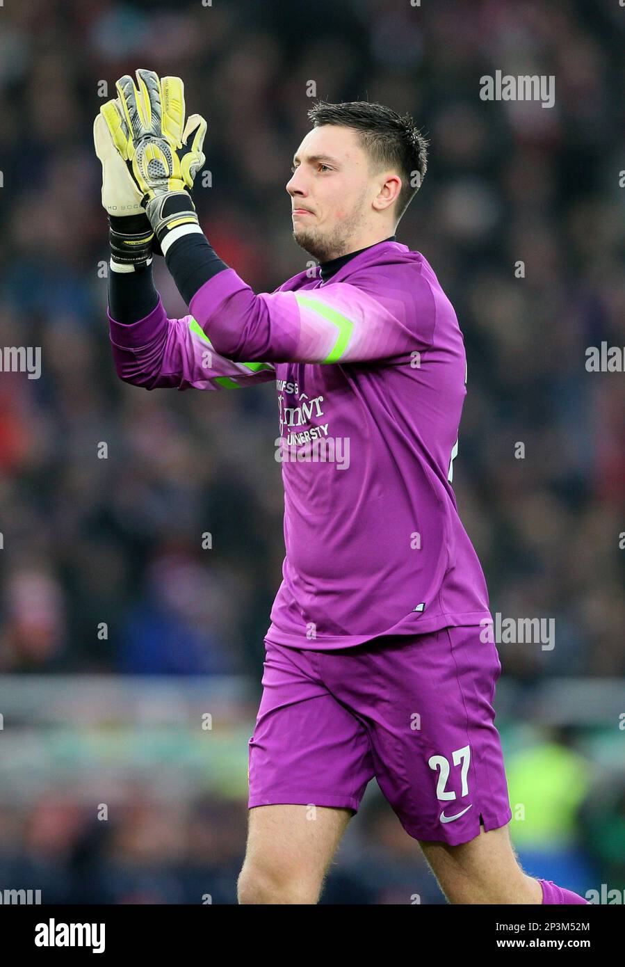 Jan. 4, 2015 - Stoke, United Kingdom - Jon Platt of Wrexham - FA Cup ...