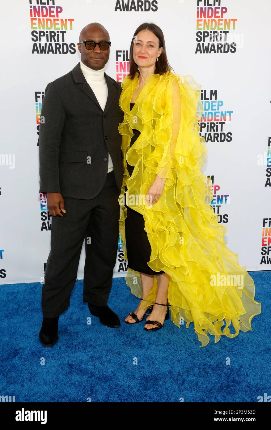 Santa Monica, Ca. 04th Mar, 2023. Barry Jenkins, Adele Romanski at the ...