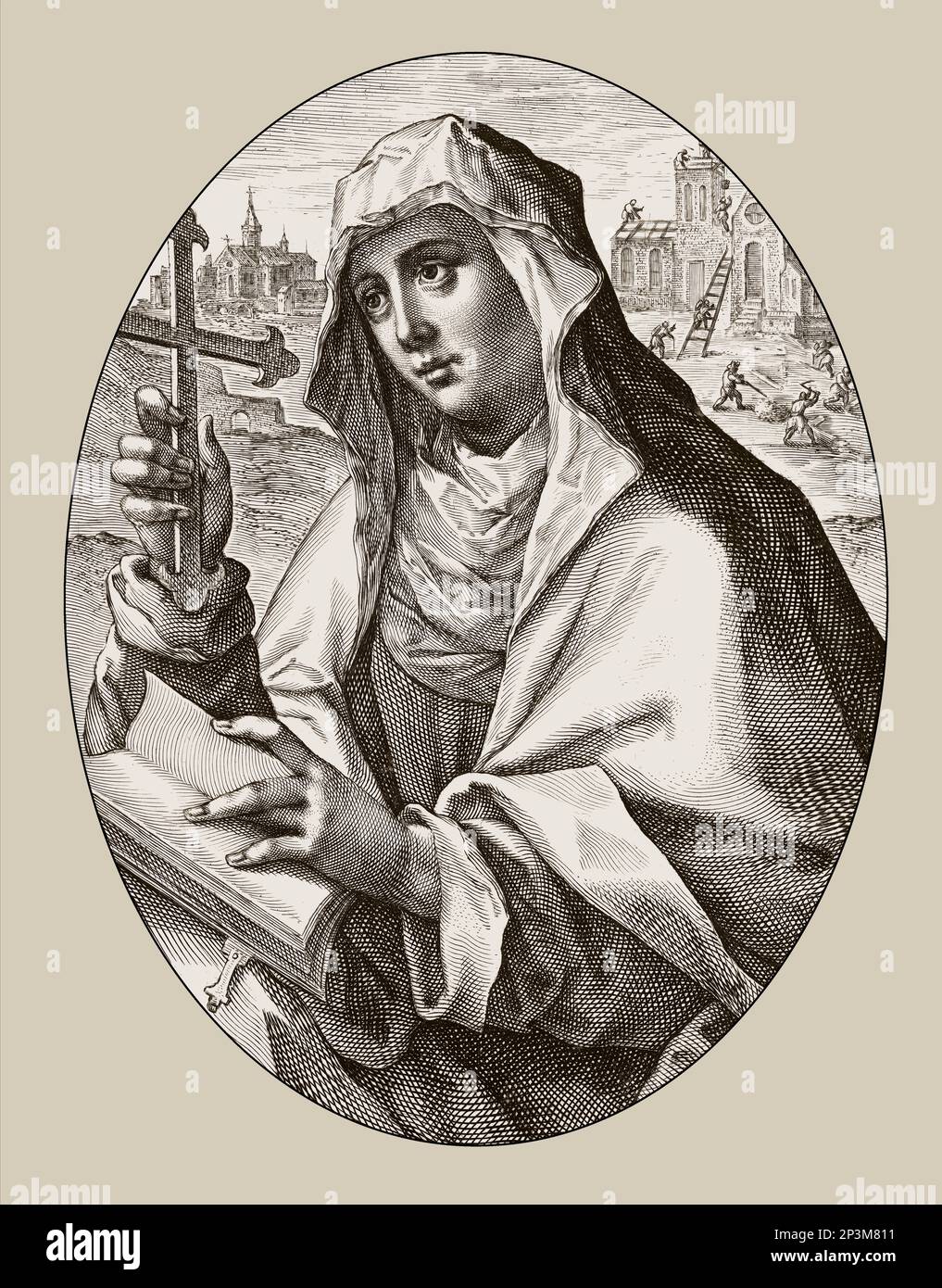 Bridget of Sweden, Saint Birgitta, c. 1303 – 1373 Stock Photo - Alamy