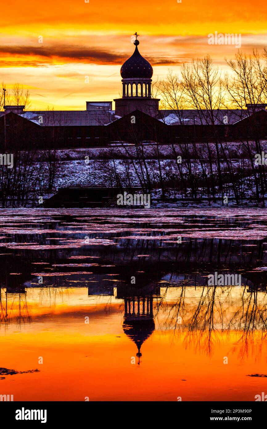 Coltsville national historical park armory dome hi-res stock ...