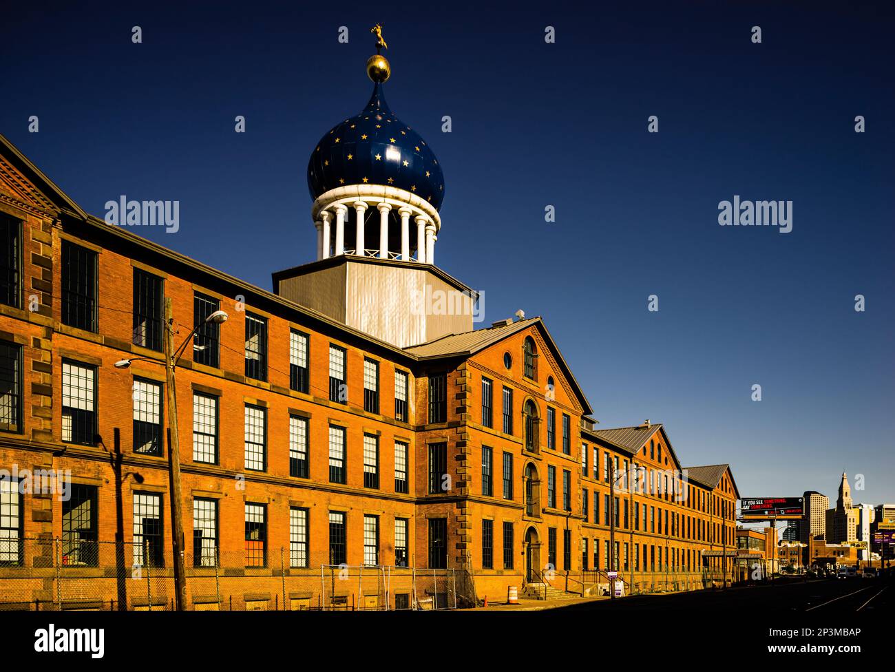 Coltsville national historical park armory dome hi-res stock ...