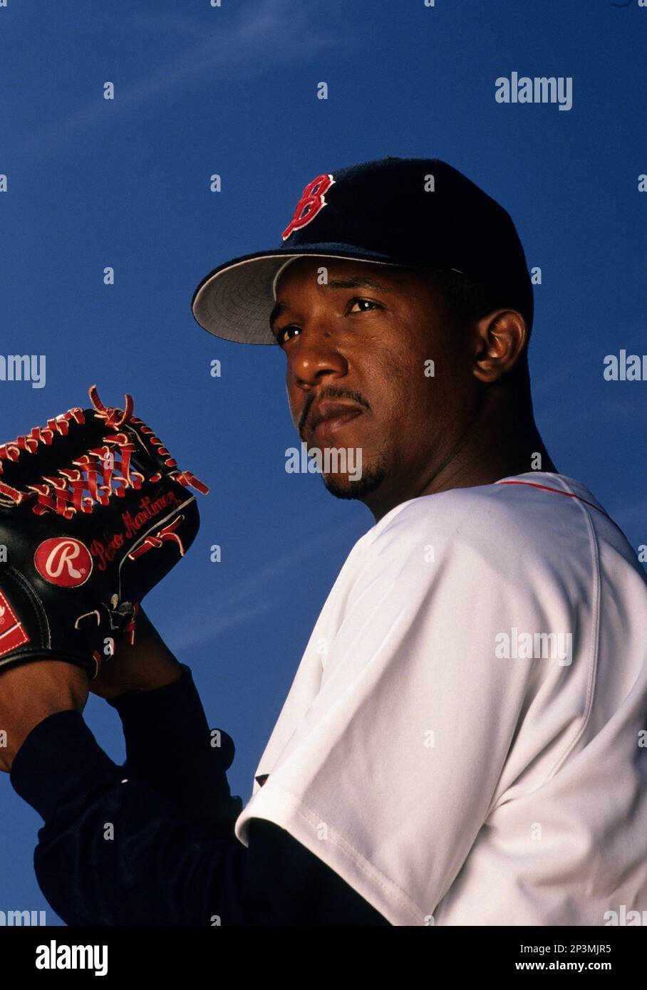 Boston Red Sox Pedro Martinez poses for a portrait at the Red Sox ...