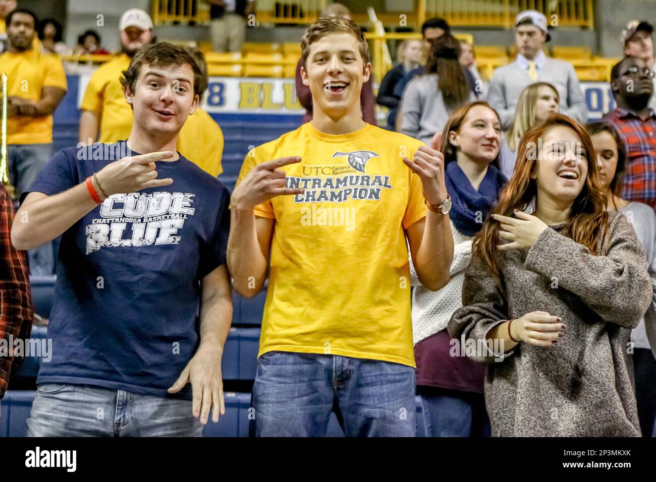 Jan. 5, 2015 Chattanooga Mocs superfans were back at school this week ...