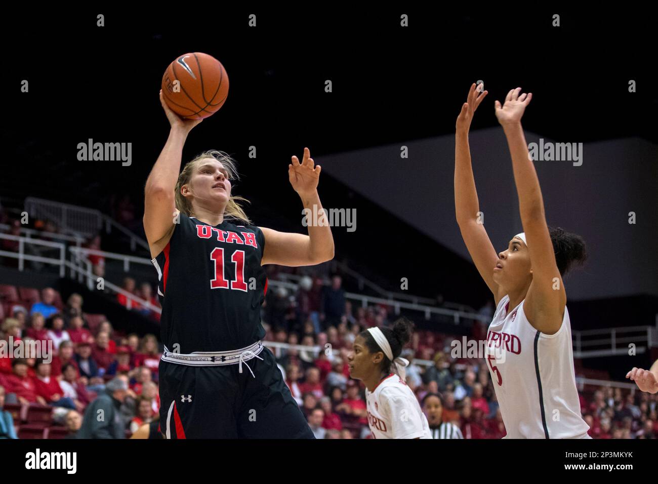 January 05, 2015: Utah Utes forward Taryn Wicijowski (11) takes a shot ...