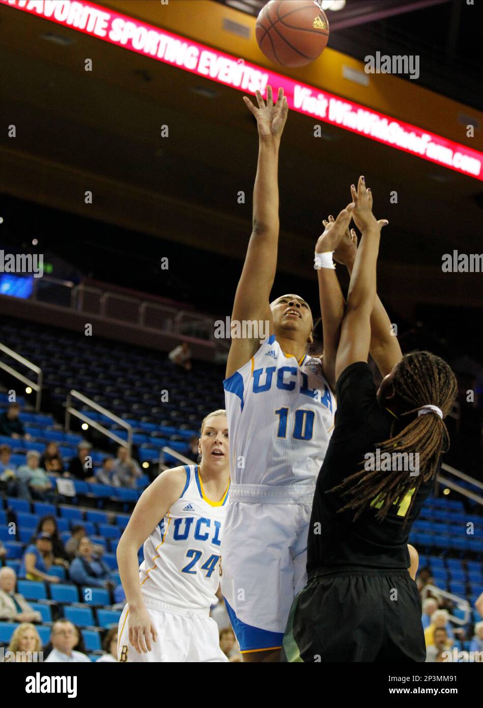 05 January 2015: UCLA Bruins forward Kacy Swain attempts a shot while ...
