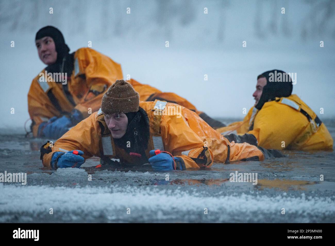 Airman 1st Class Nicholas Frank, a fire protection specialist assigned ...