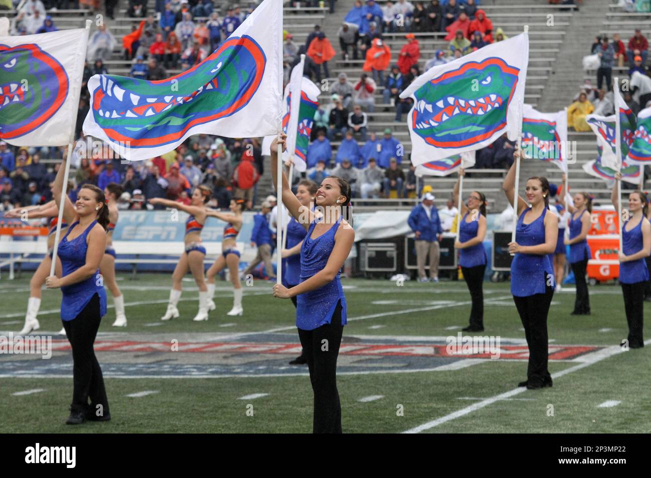 January 3, 2014: The Florida Gators marching band performs before the ...