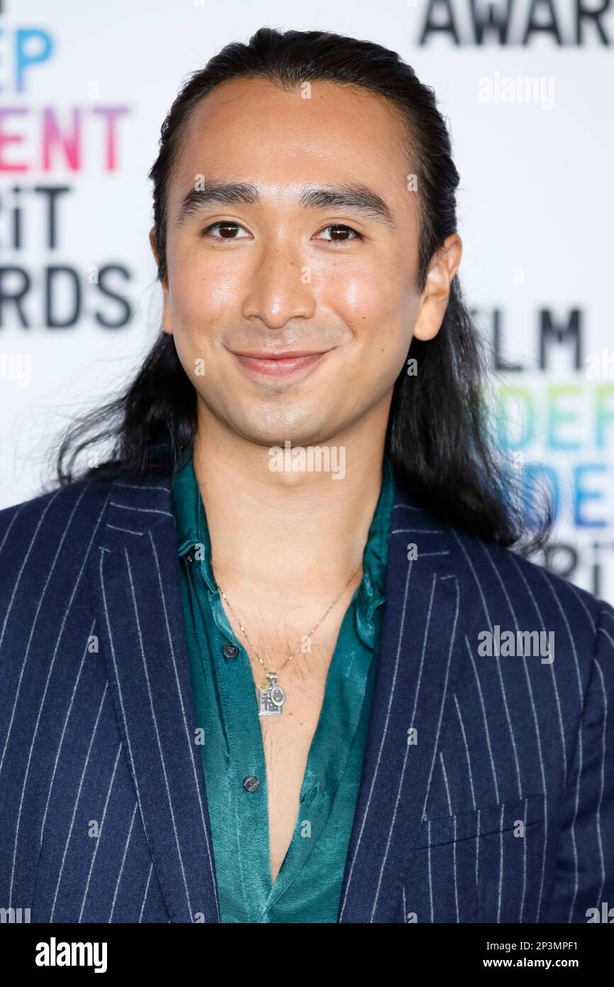 Roman Zaragoza attends the 2023 Film Independent Spirit Awards in Santa ...