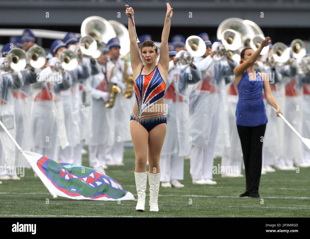 January 3, 2015: Florida Gators marching band perform during the ...