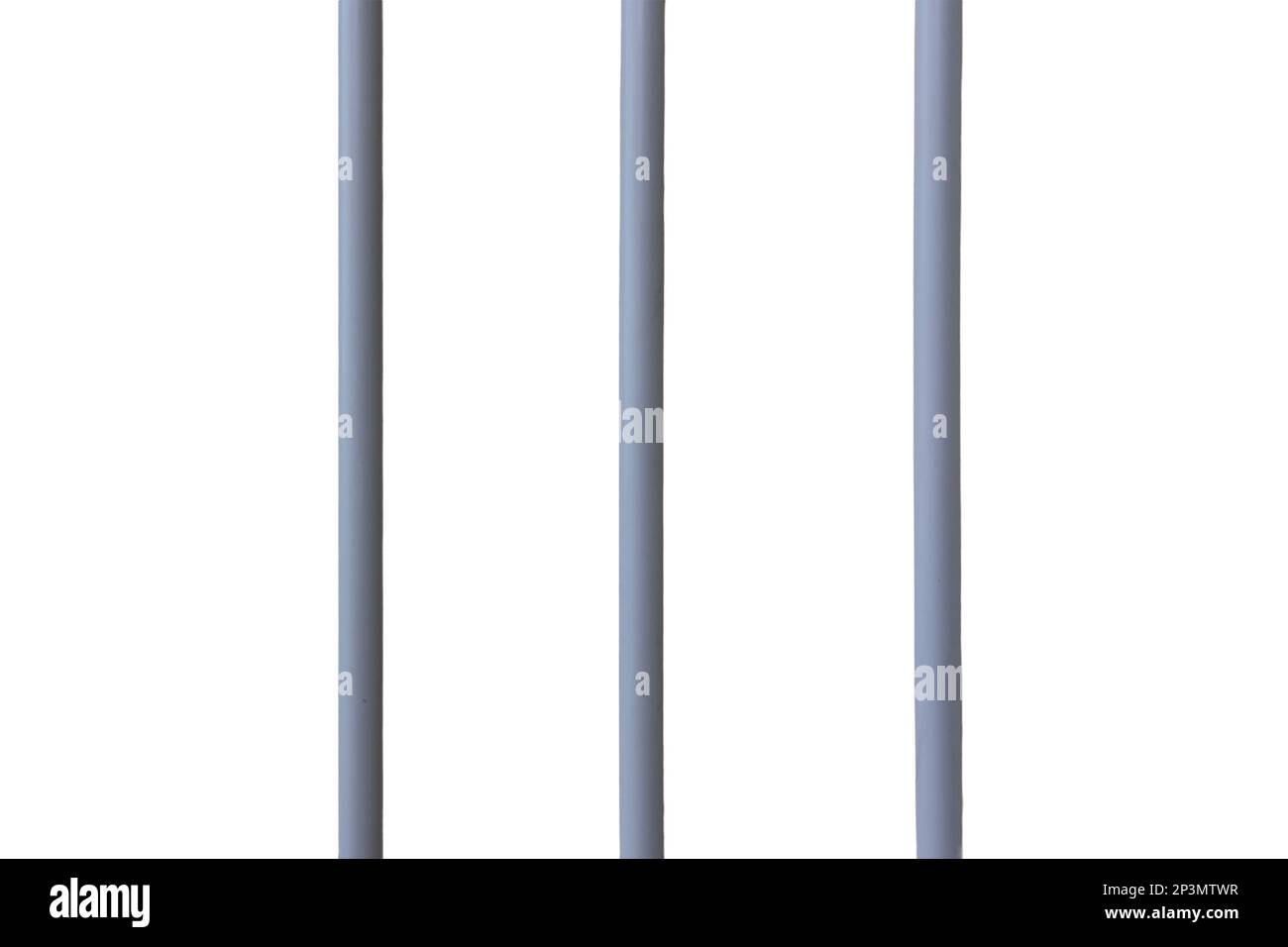 Lines of electrical wires in round plastic pipes on the wall, isolated ...