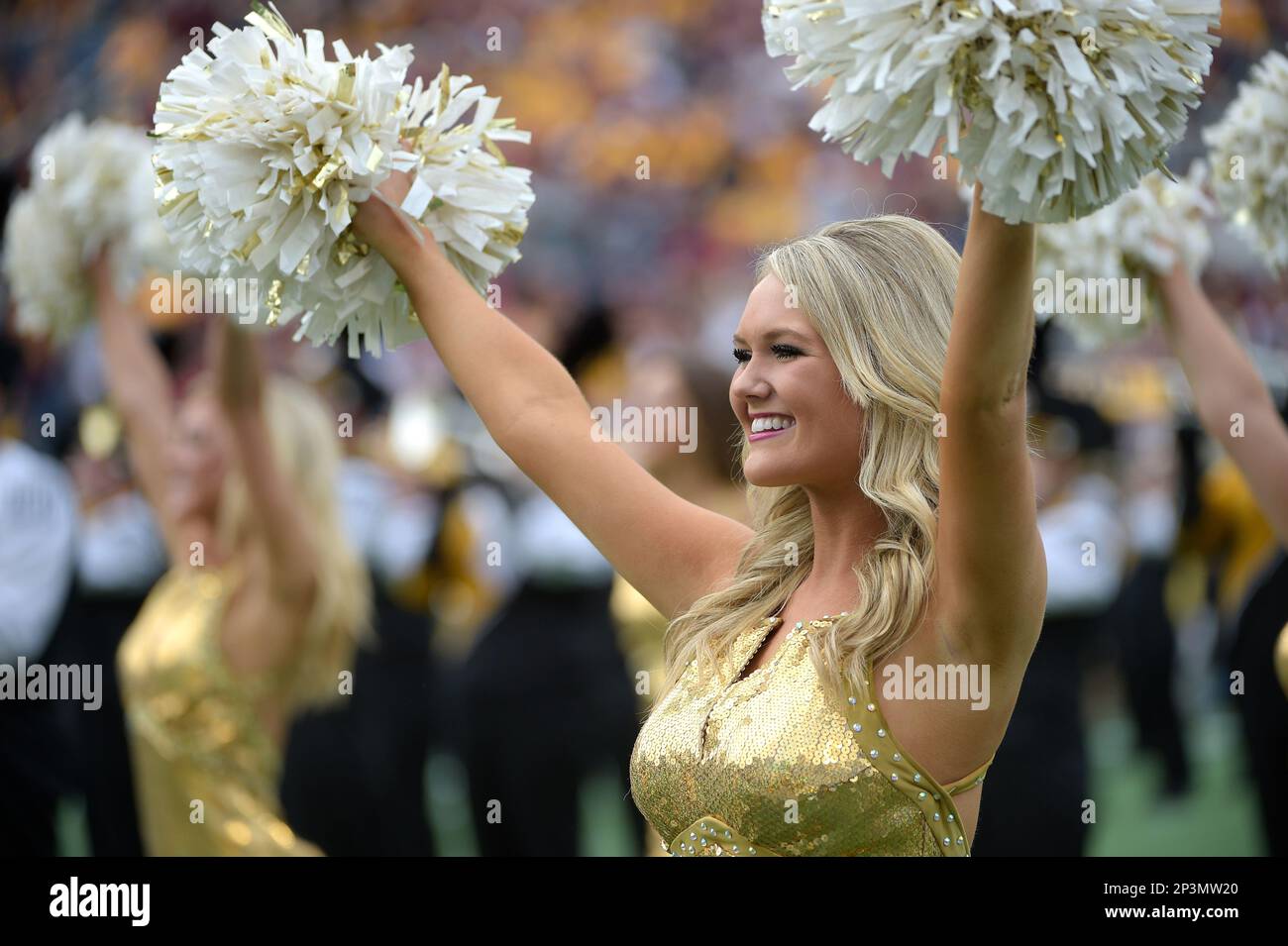 The Missouri golden girls perform before the Citrus Bowl NCAA football ...