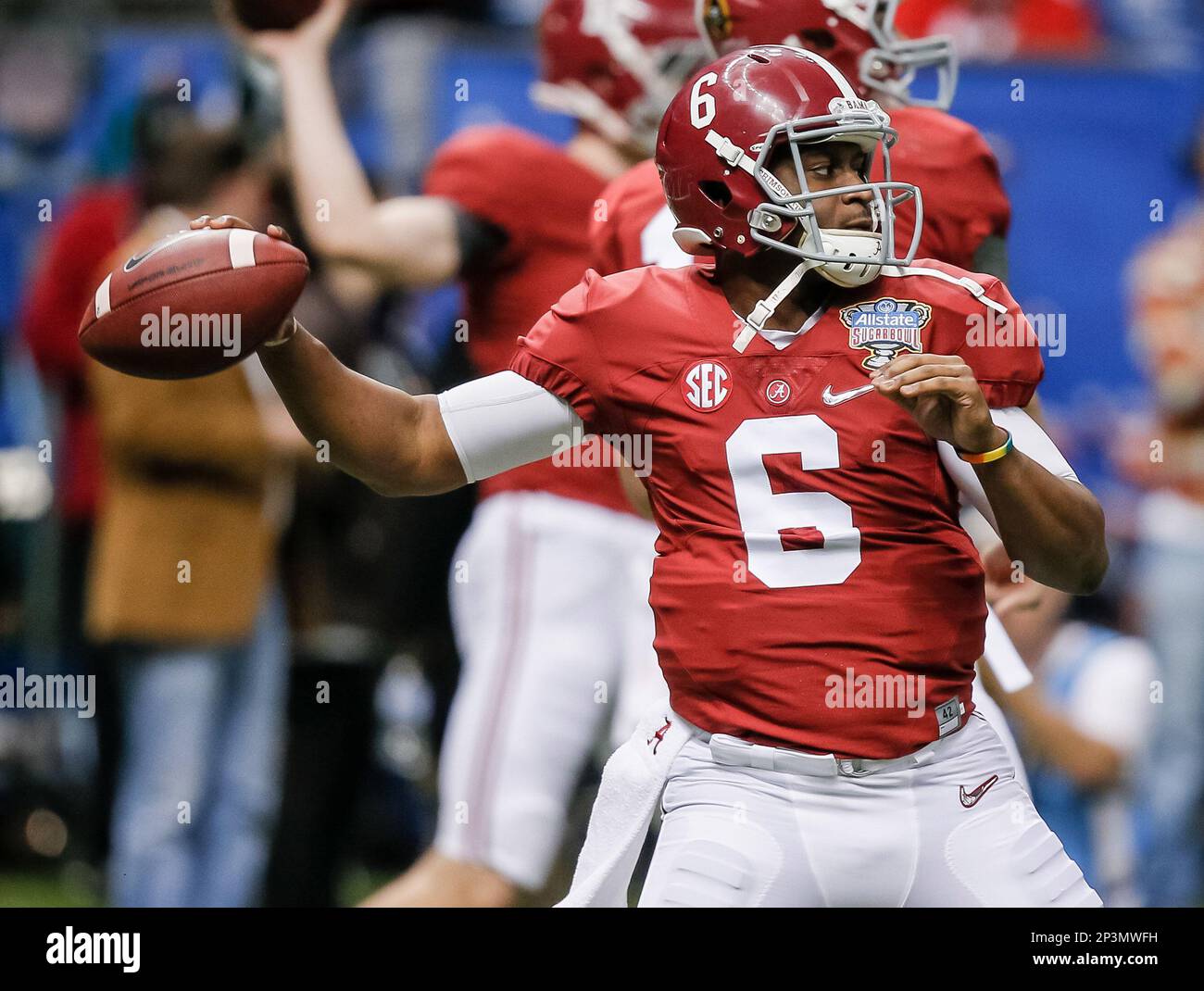 January 01, 2015: Alabama Crimson Tide quarterback Blake Sims (6 ...
