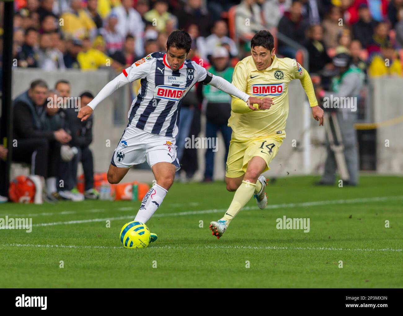 January 3, 2015: Monterrey defender Severo Meza (2) and Monterrey ...
