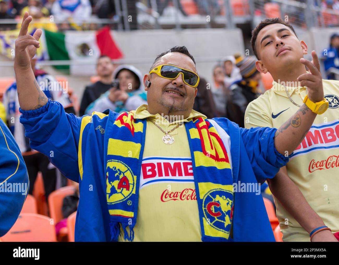 January 3, 2015: Club América fan during the International Friendly ...