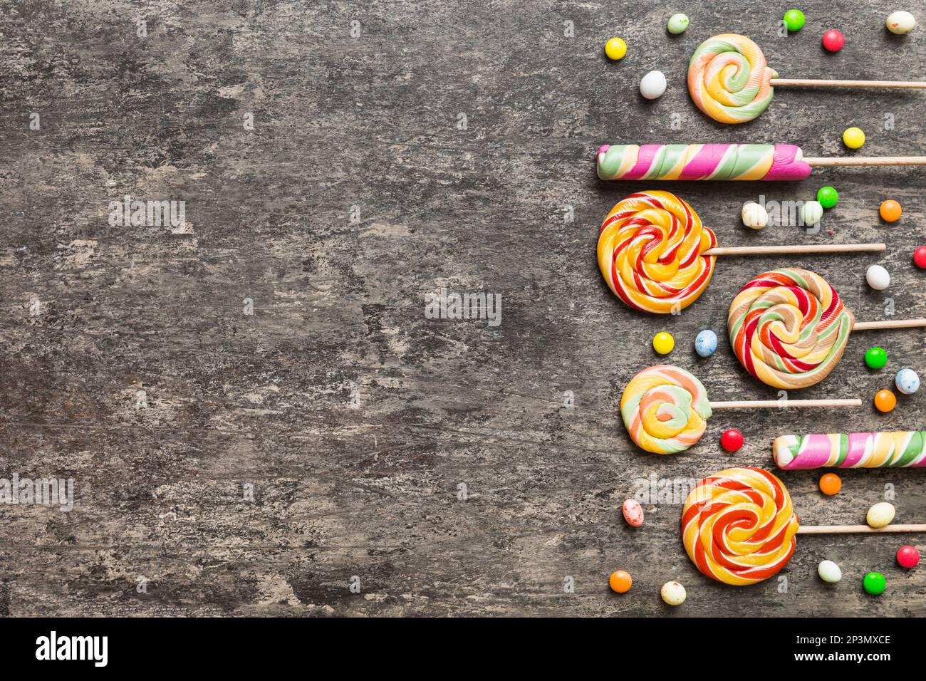 Tasty appetizing Party Accessories Happy Birthday Sweet. Different ...