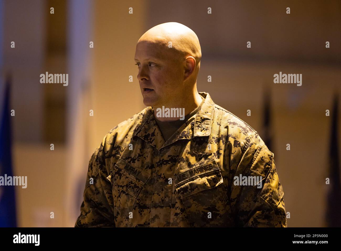 U.S. Marine Corps Col. Christopher Murray, the commanding officer of ...