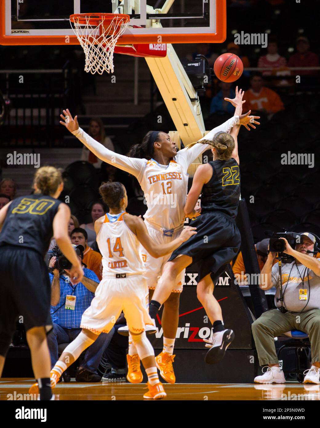 January 2, 2015: Bashaara Graves #12 of the Tennessee Lady Volunteers ...