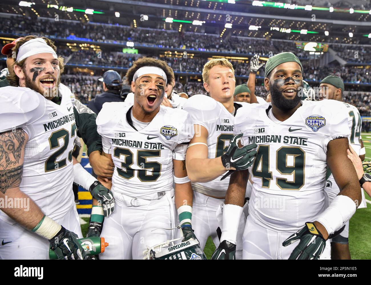 Michigan State Spartans linebacker Chris Frey (23), Michigan State ...