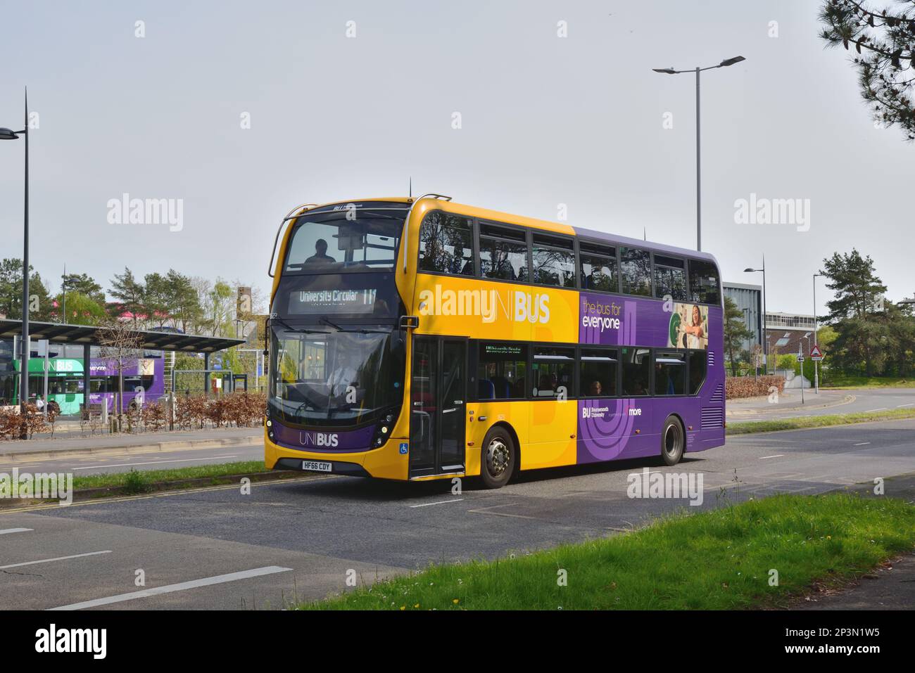 Morebus Alexander-Dennis Enviro 400MMC HF66 CDY, fleet no. 1623 ...