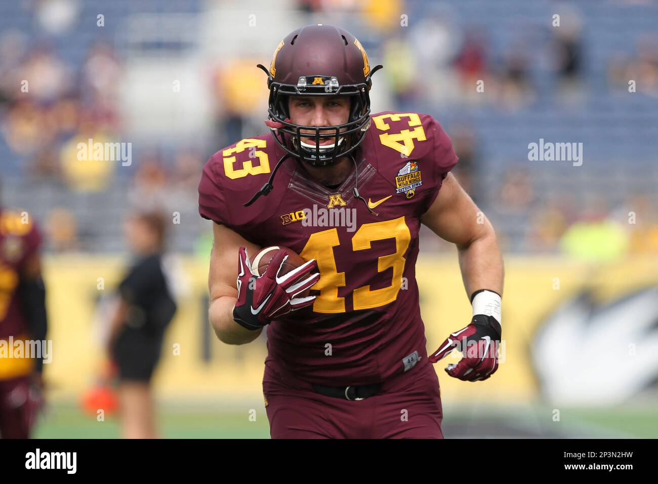 01 January 2015: Minnesota Golden Gophers fullback Tyler Hartmann (43 ...