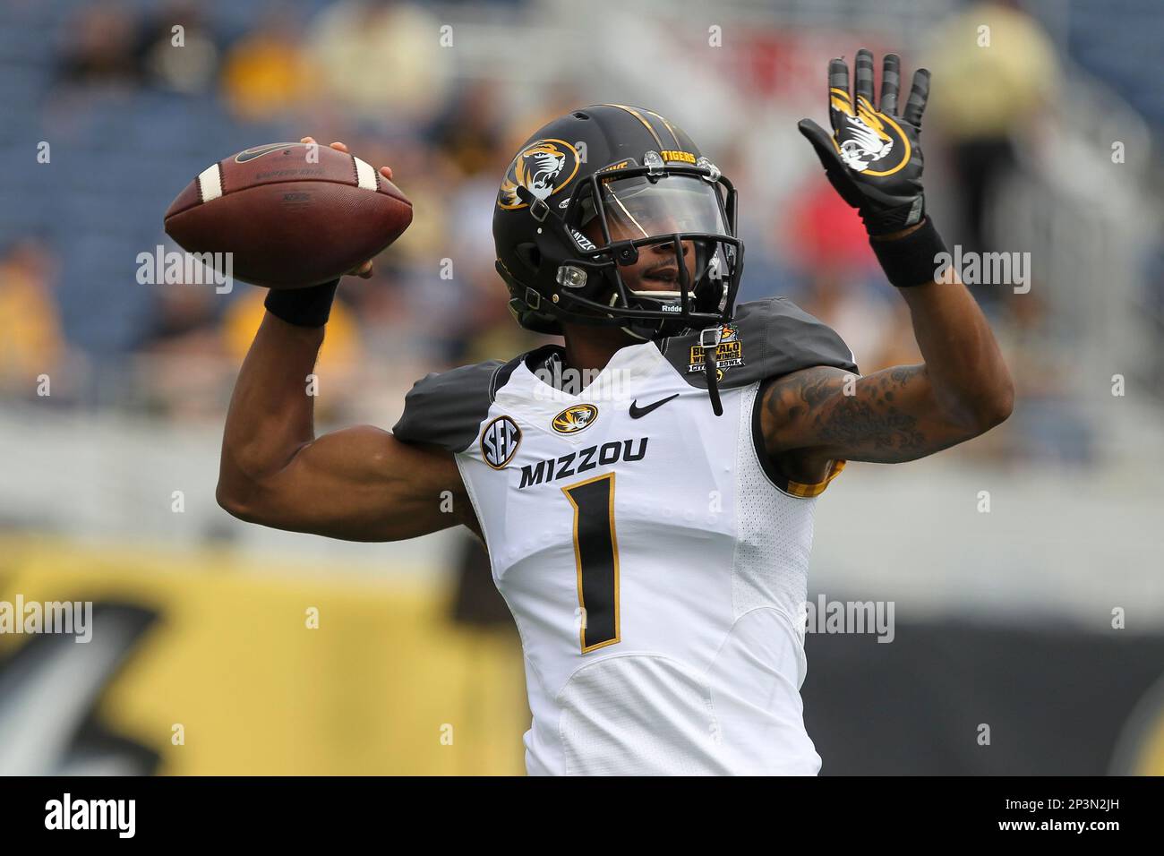 01 January 2015: Missouri Tigers quarterback Marvin Zanders (1) during ...