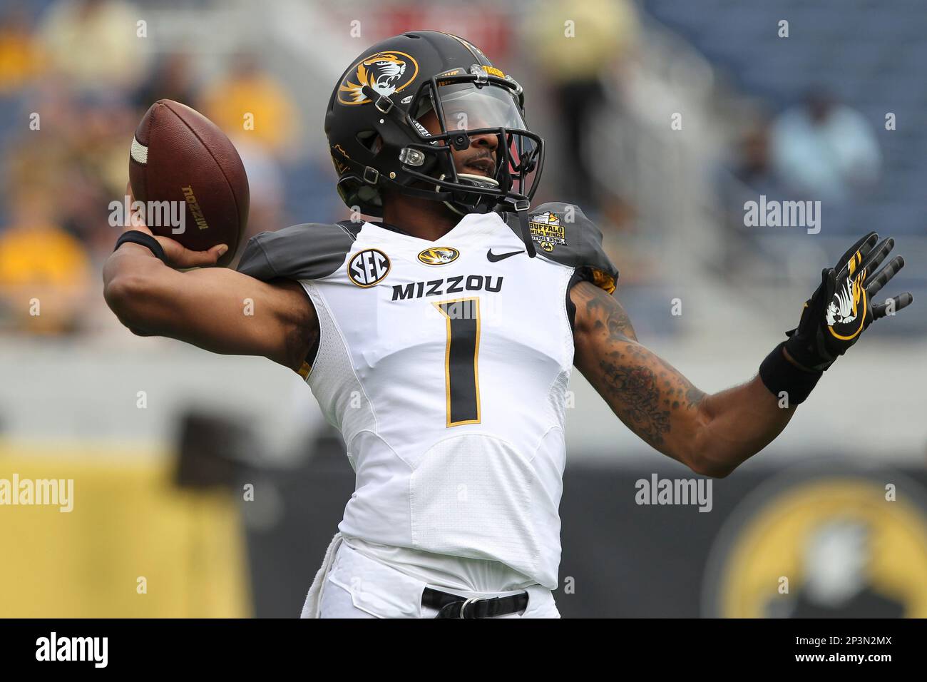 01 January 2015: Missouri Tigers quarterback Marvin Zanders (1) during ...