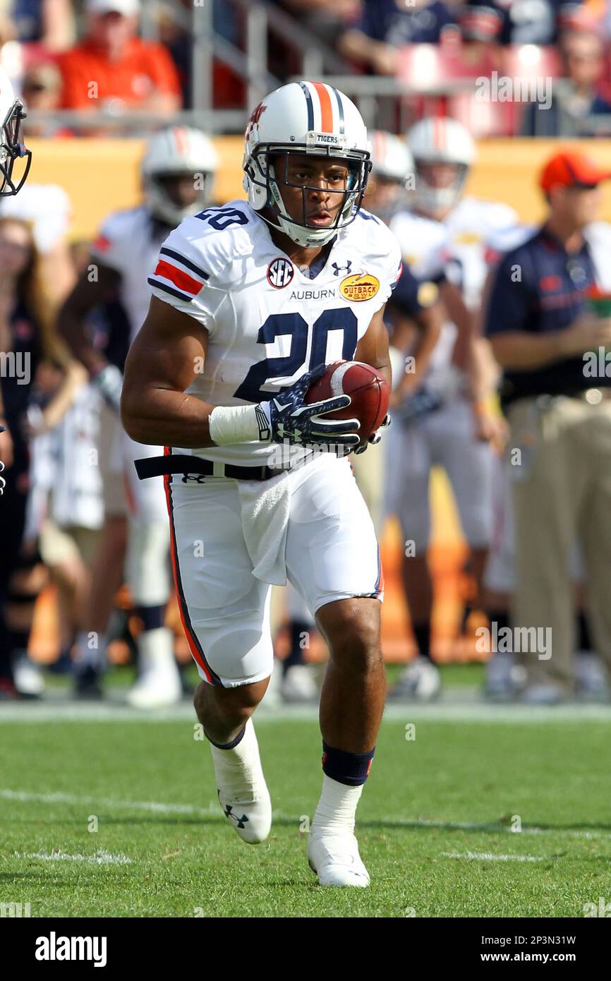 Jan 01 2015: Auburn's Corey Grant (20) during the Outback Bowl between ...