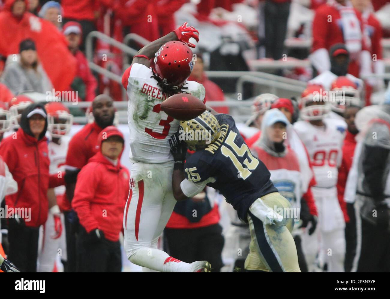 02 January 15: Houston Cougars wide receiver Deontay Greenberry (3 ...