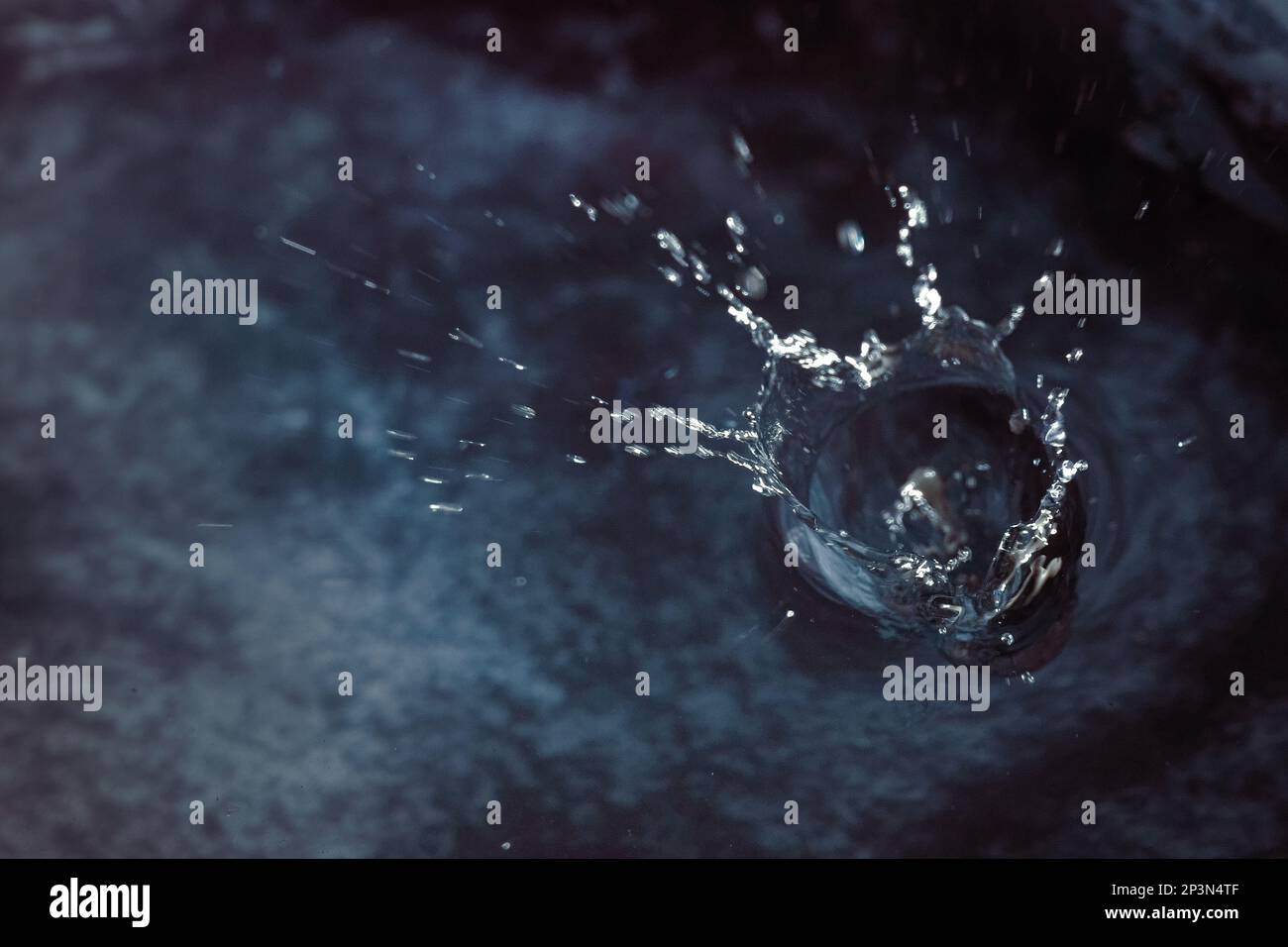 Sky reflection from wet hi-res stock photography and images - Alamy