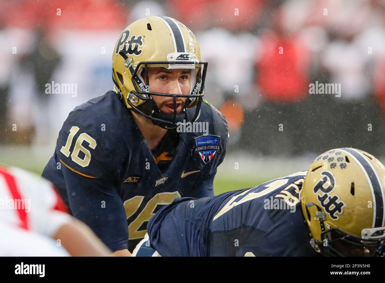 02 JAN 2015: Pittsburgh Panthers quarterback Chad Voytik (16) during ...