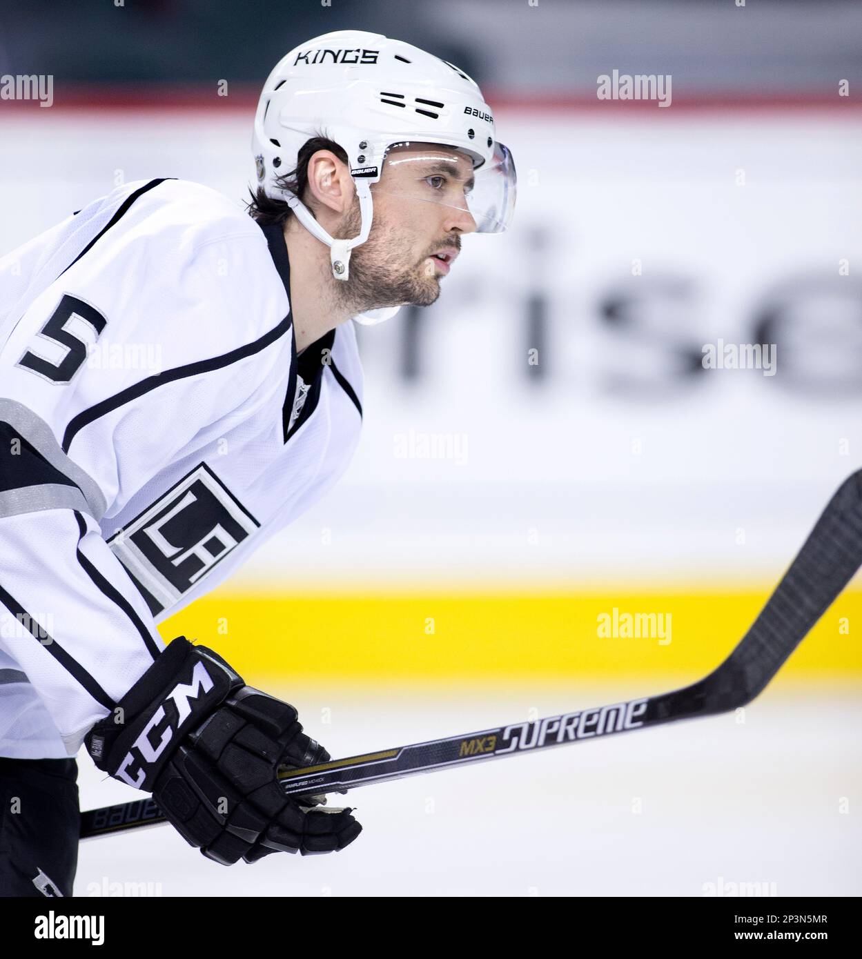 NHL profile photo on Los Angeles Kings' Jamie McBain during a game ...