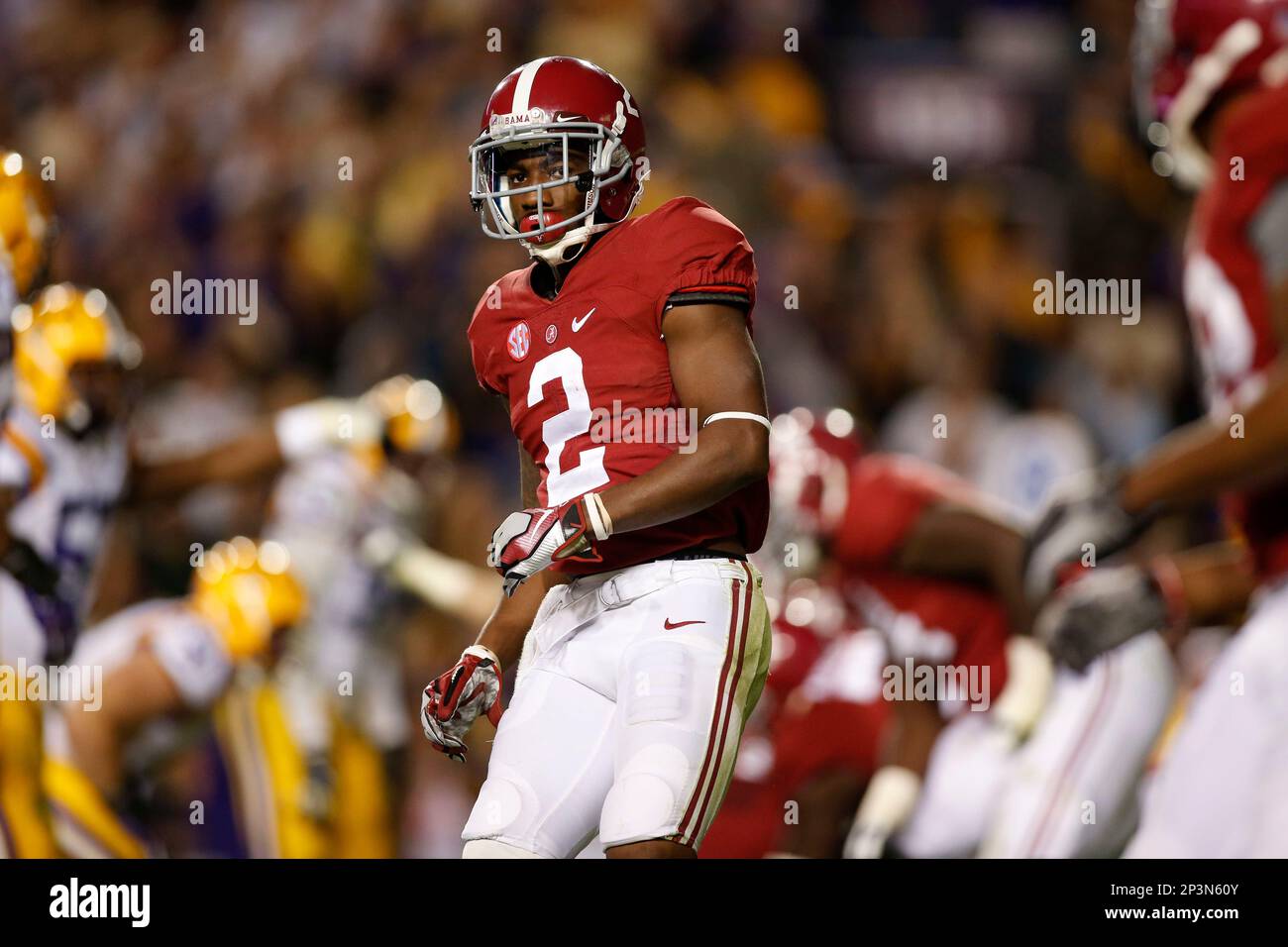 November 8, 2014: Wide receiver DeAndrew White (2) of the Alabama ...