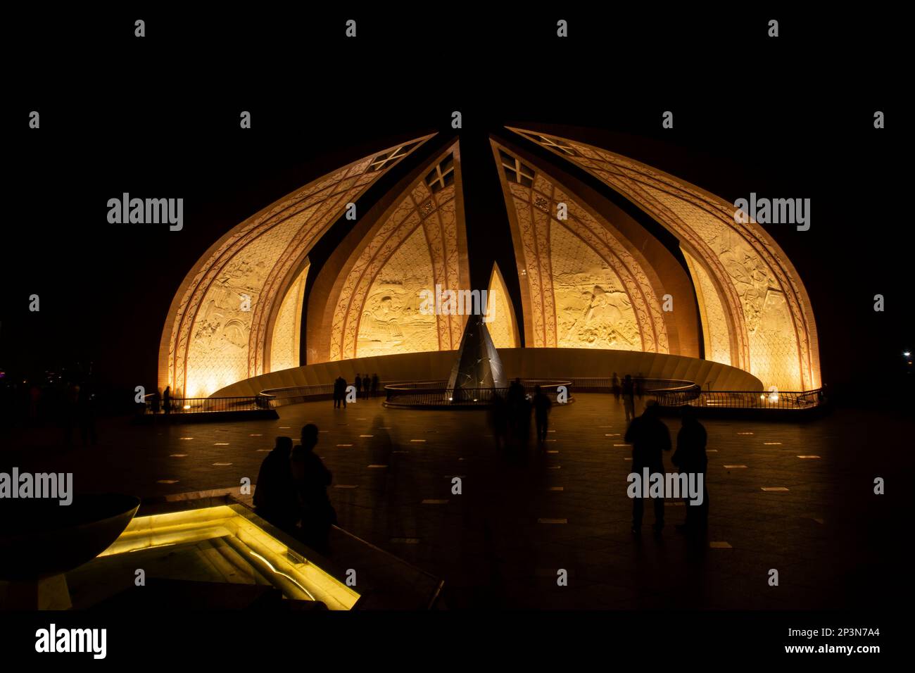 Stunning View of Pakistan Monument at the heart of Islamabad, Pakistan ...