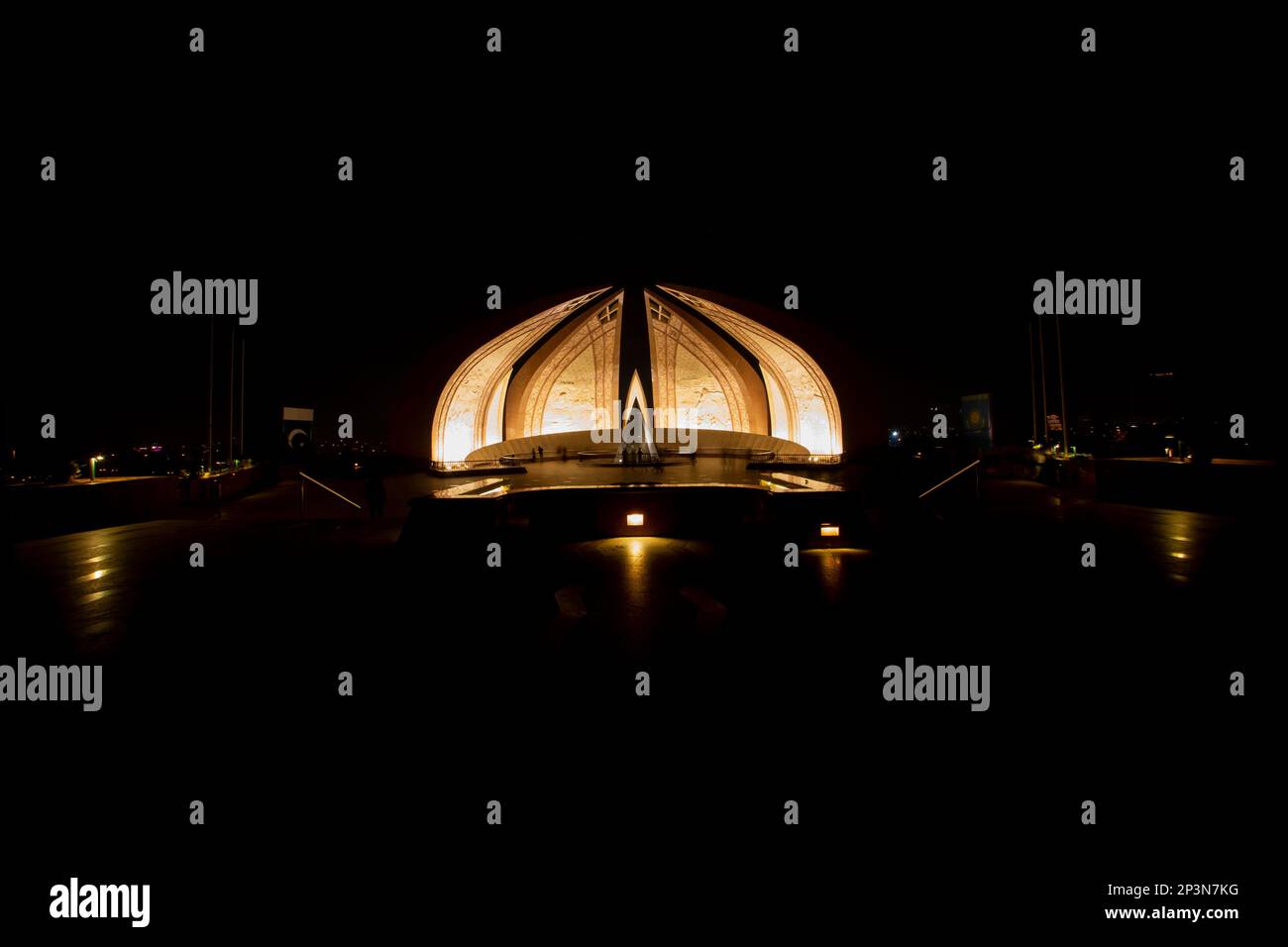 Stunning View of Pakistan Monument at the heart of Islamabad, Pakistan ...