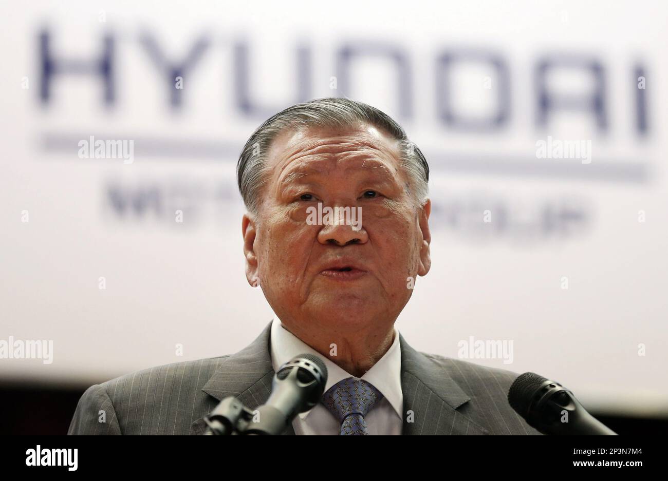 Hyundai Motor Group Chairman Chung Mong-koo gives New Year's address to ...