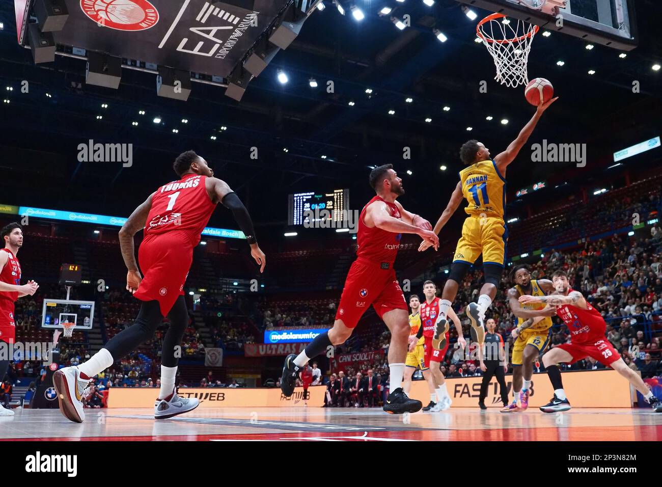 Mediolanum Forum, Milan, Italy, March 05, 2023, Clevin Hannah (Givova ...