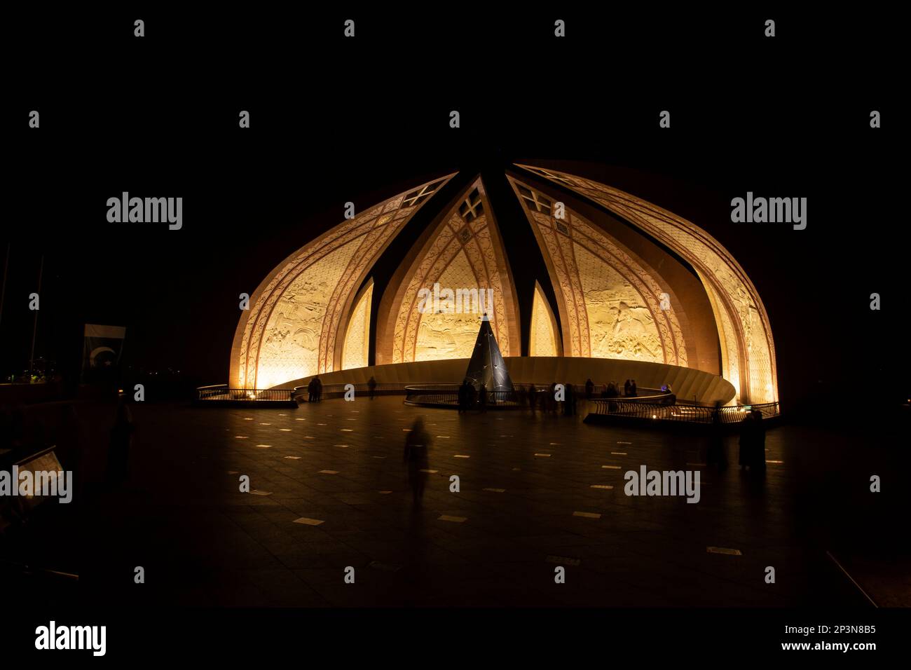 Stunning View of Pakistan Monument at the heart of Islamabad, Pakistan ...