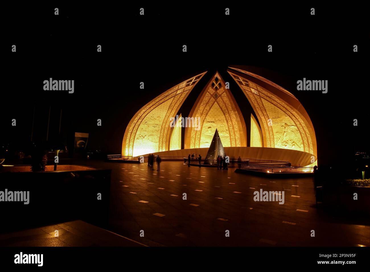 Stunning View of Pakistan Monument at the heart of Islamabad, Pakistan ...