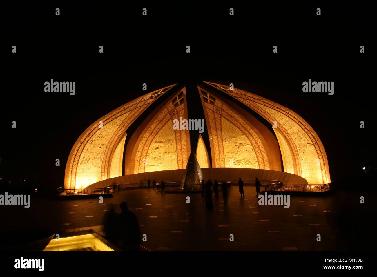 Stunning View of Pakistan Monument at the heart of Islamabad, Pakistan ...