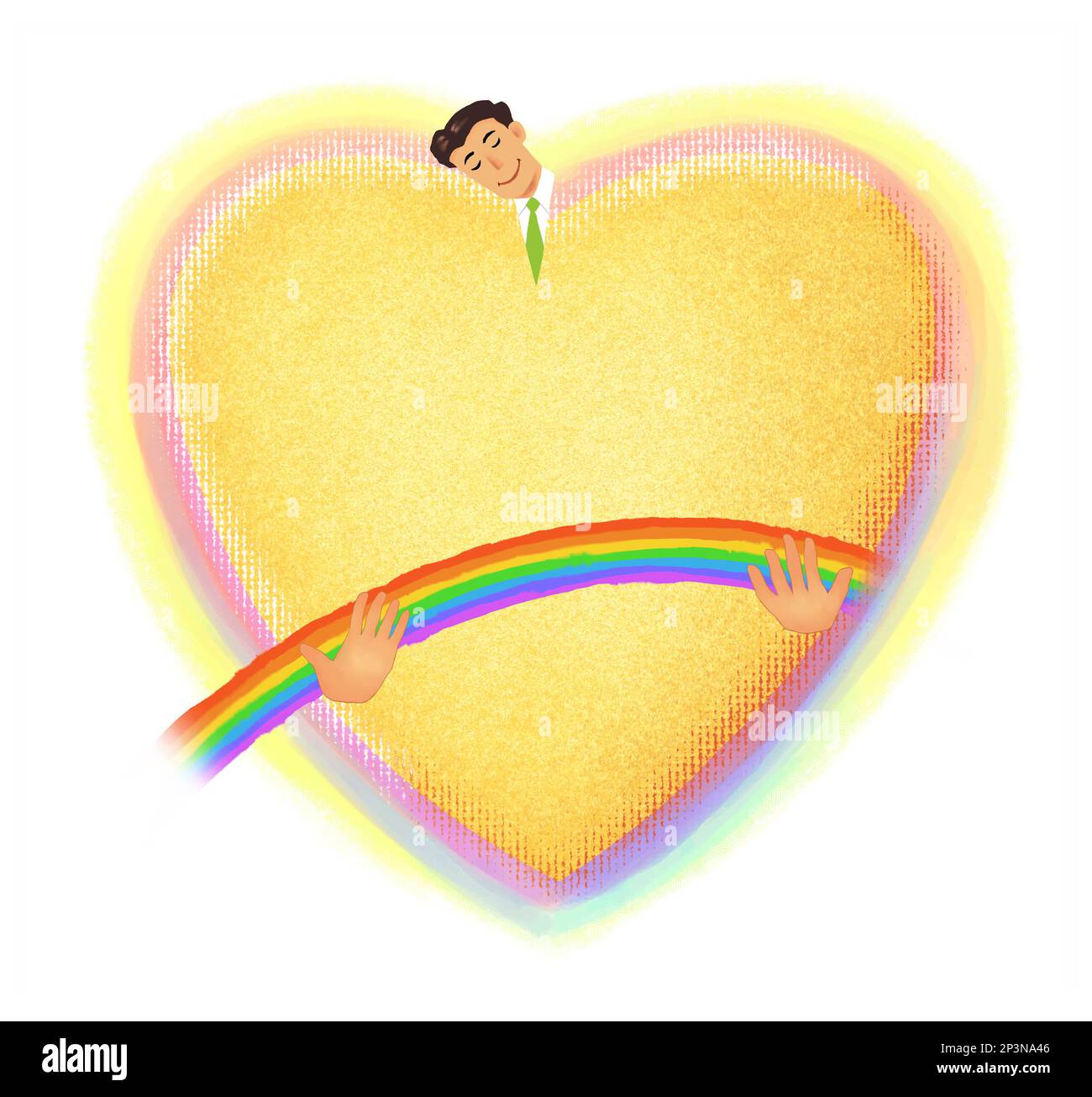 Rainbow head Cut Out Stock Images & Pictures - Alamy