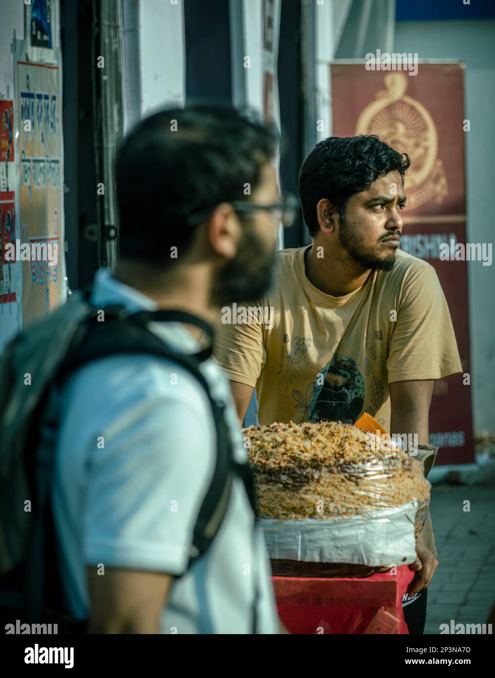 Kolkata, India - February 12, 2023: Portrait of a young indian man ...