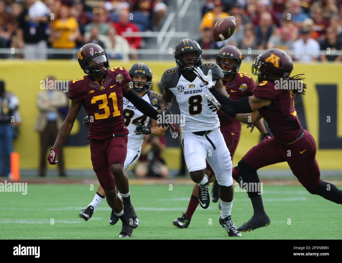 Jan 1, 2015; Orlando, FL USA; Minnesota Golden Gophers defensive back ...