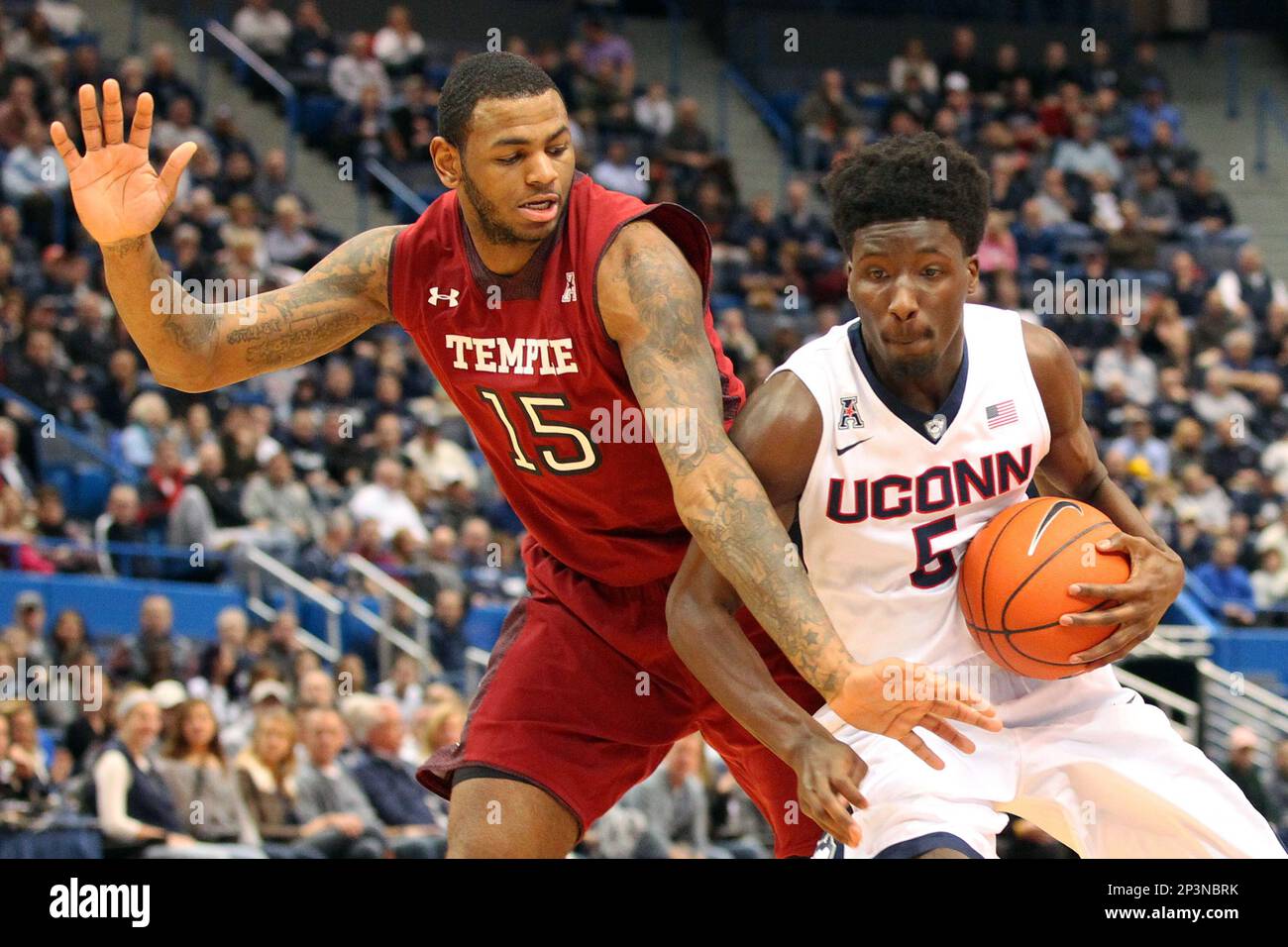December 31, 2014: Connecticut Huskies guard/forward Daniel Hamilton (5 ...