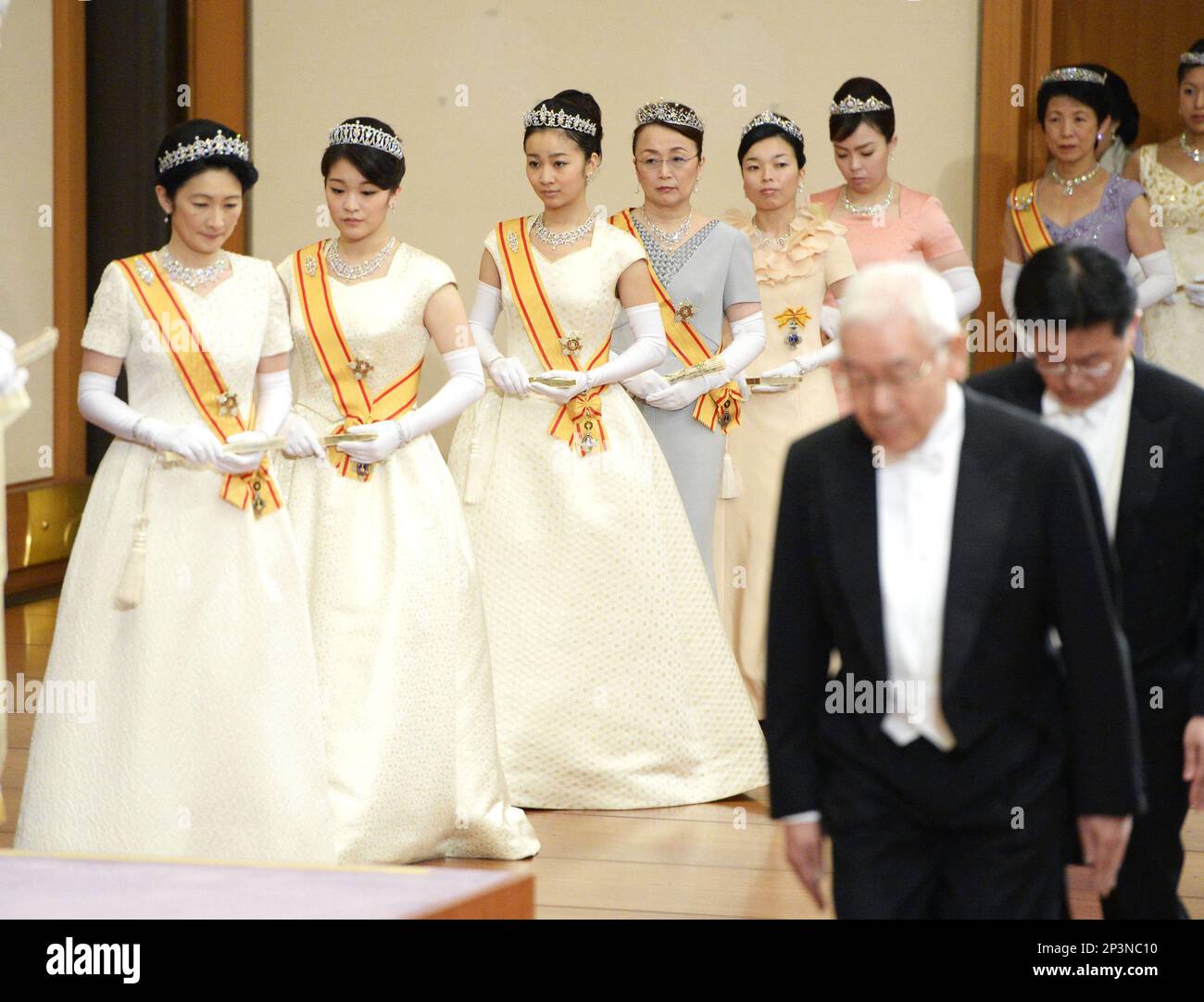 Royal Princesses attend the New Year's Greetings ceremony at the ...