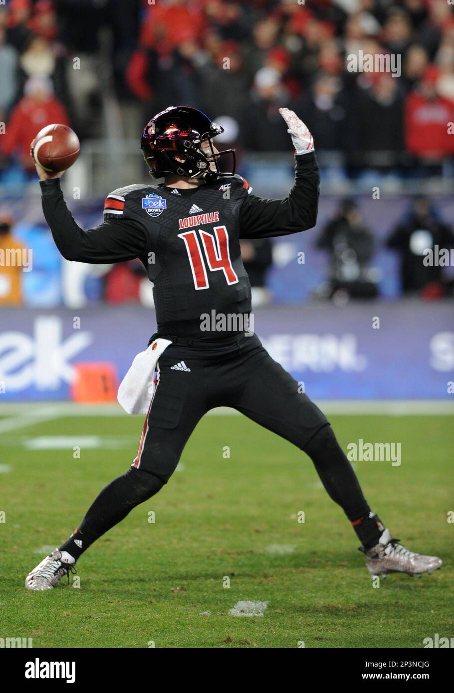 December 30 2014: Louisville Cardinals quarterback Kyle Bolin (14 ...