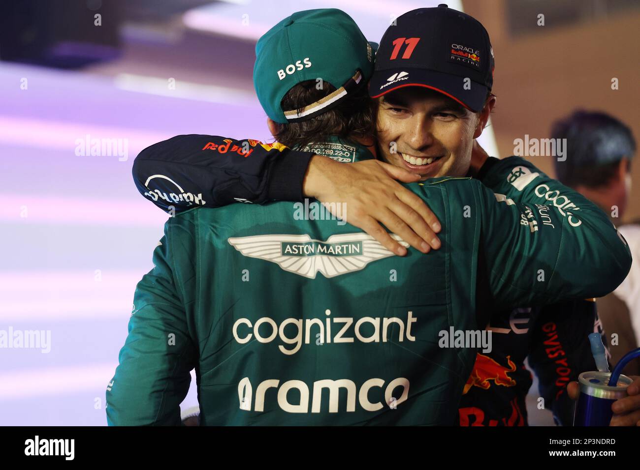 Bahrain grand prix 2023 alonso parc hi-res stock photography and images ...