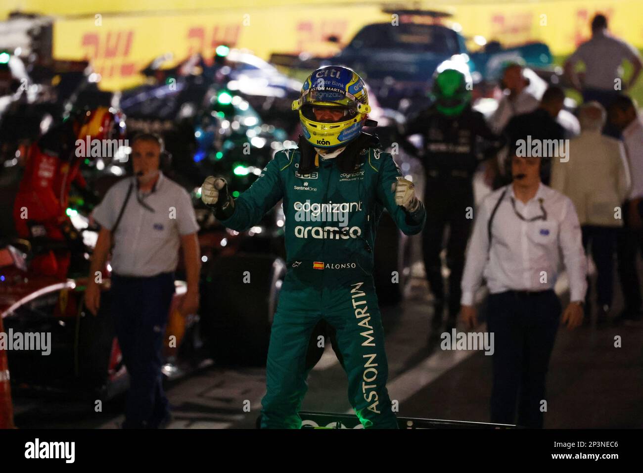 Bahrain grand prix 2023 alonso parc hi-res stock photography and images ...